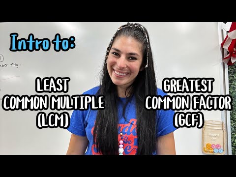 Intro To Least Common Multiple LCM & Greatest Common Factor GCF // 6th Grade Common Core Math