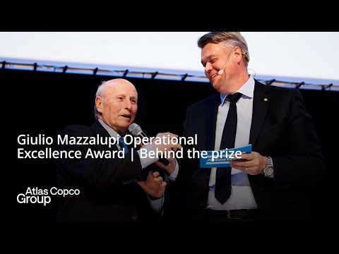 Atlas Copco Group | Giulio Mazzalupi Operational Excellence Award | Behind the prize