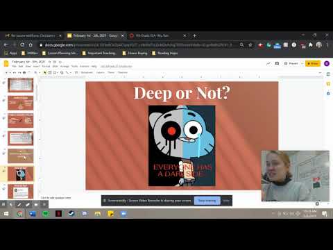 What does it mean if something is deep?