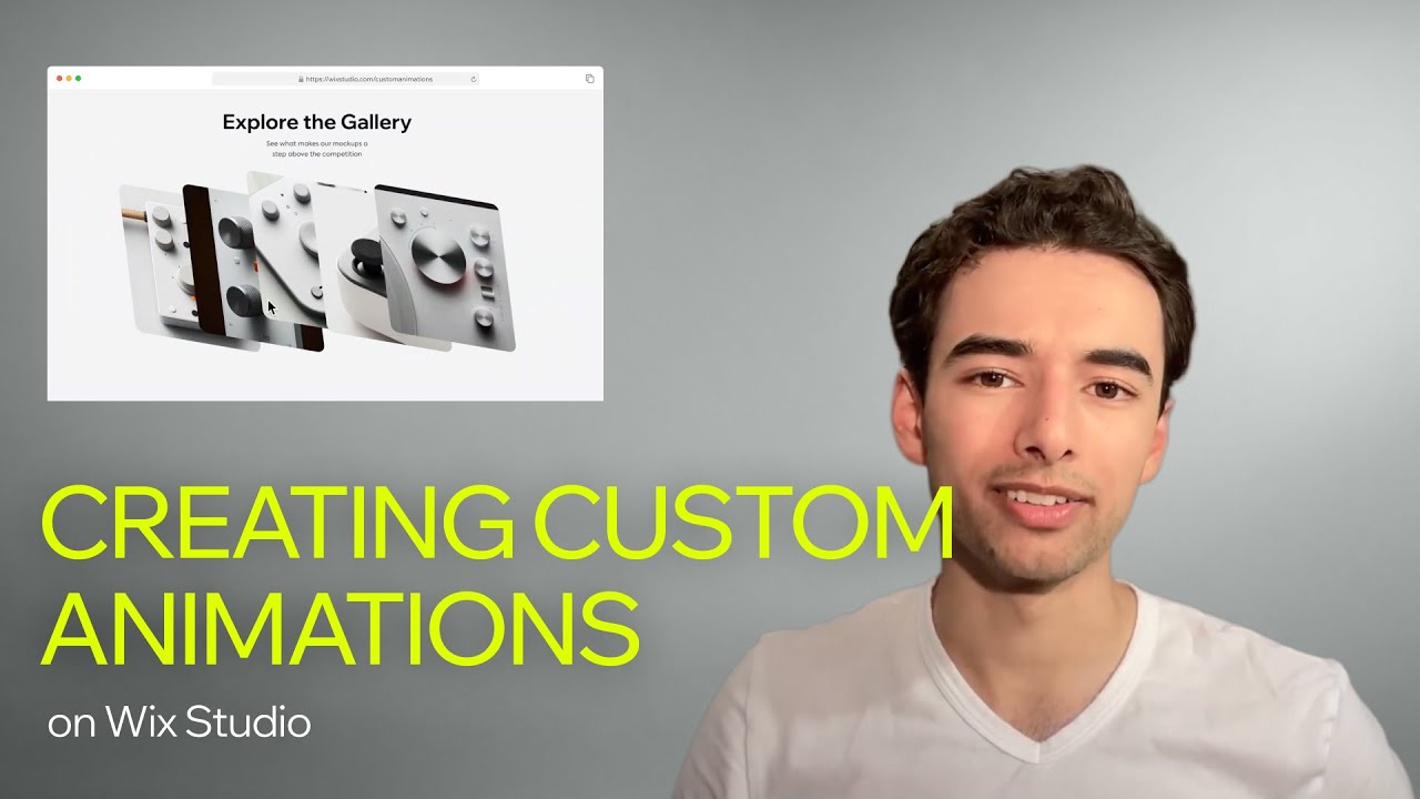 Creating custom animations with no code | Wix Studio
