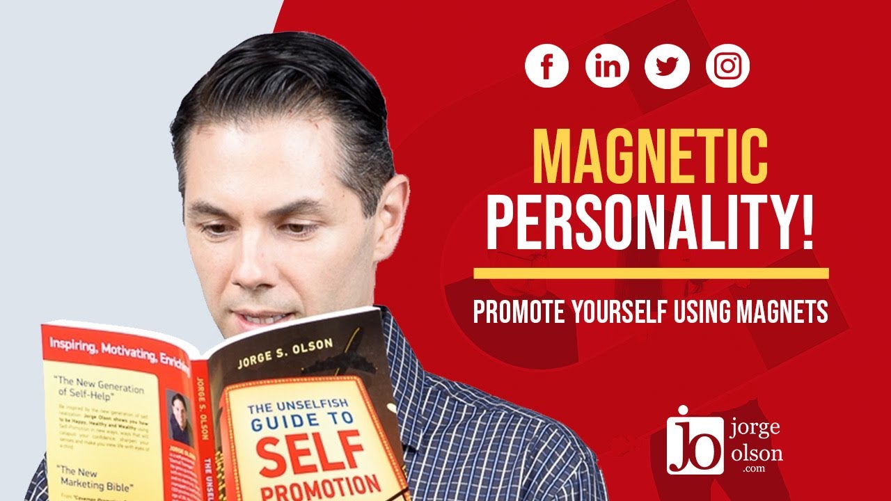 Magnetic Personality! Promote Yourself Using Magnets #selfpromotion #promoteyourself #seo