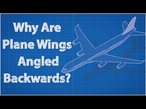 Why Airplane Wings Angle Backwards, Explained in 4 Minutes