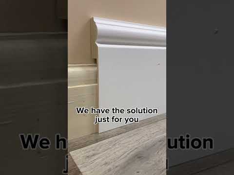 Skirting board covers can upgrade your space without needing to remove your existing