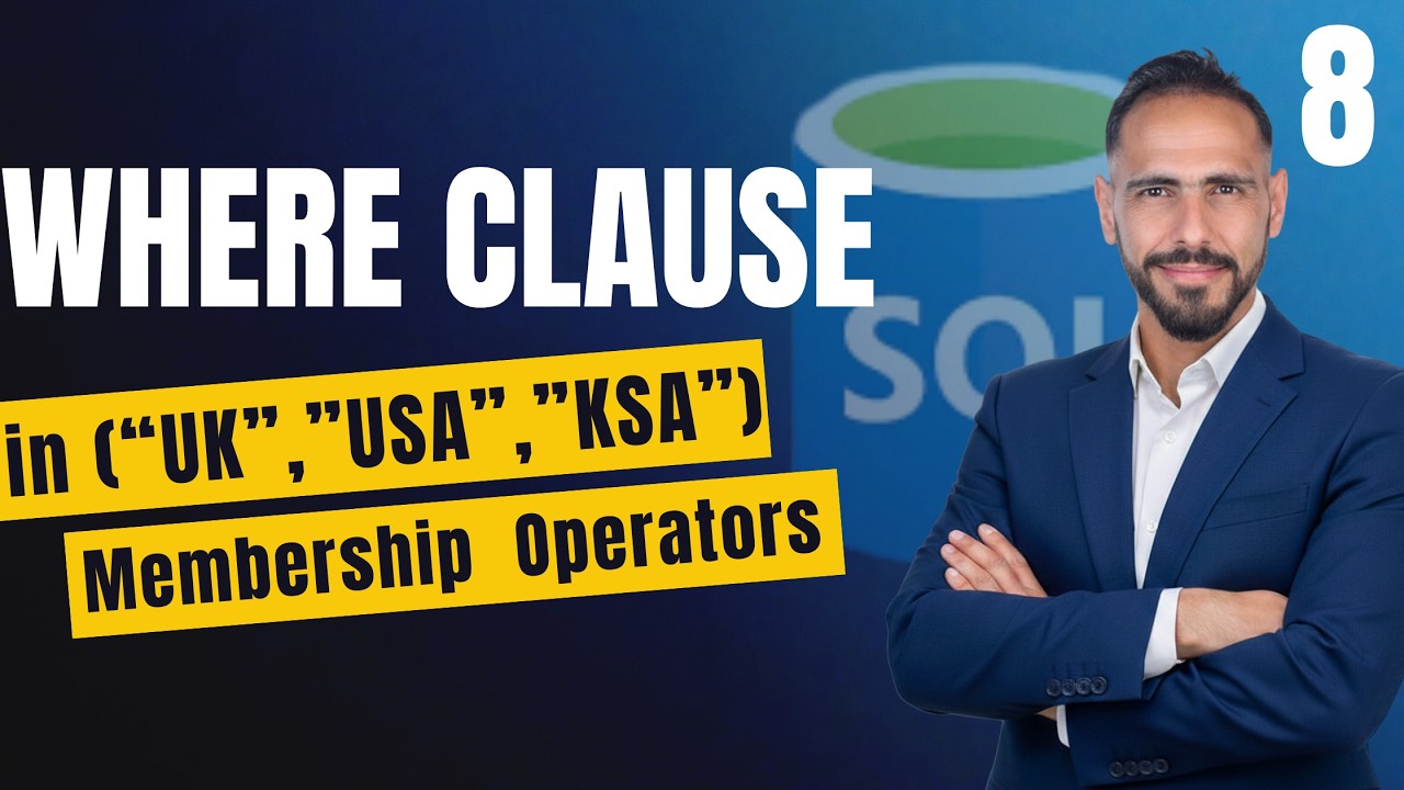 09 - Master SQL IN Operator: Filter Multiple Values Like a Pro! | SQL Course