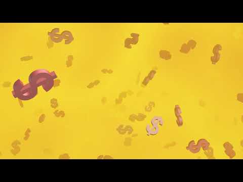 DOLAR money logo sign | Free Animated Motion Background #232