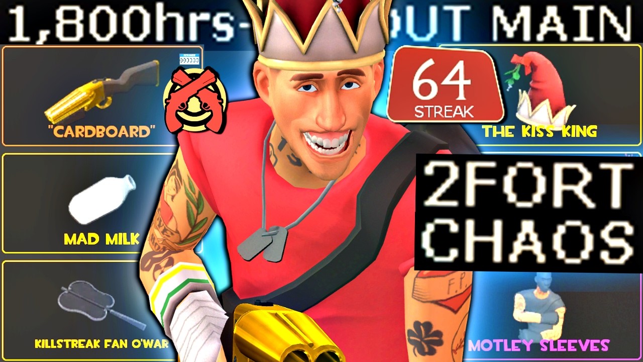 1800+ Hour Scout Gets KICKED🔸2Fort TF2 Gameplay