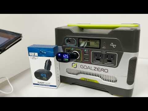 Flight Gear 12/24V Dual USB Quick Charger - phone and tablet charger for pilots