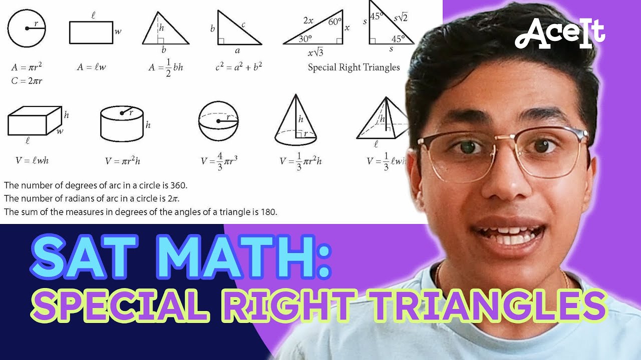 SAT MATH: Special Right Triangle Rules • AceIt