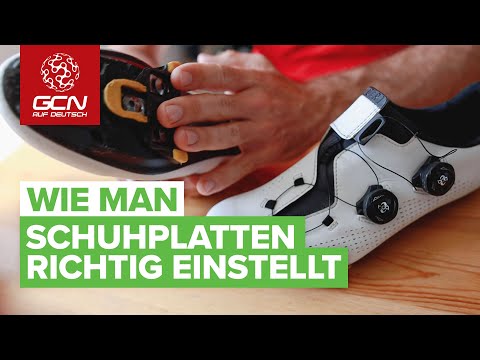 Wie man Schuhplatten richtig einstellt | Pedaleinstellung Klickpedale