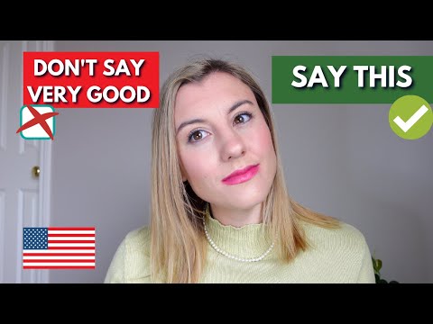 Learn this alternative to saying "very good" in English