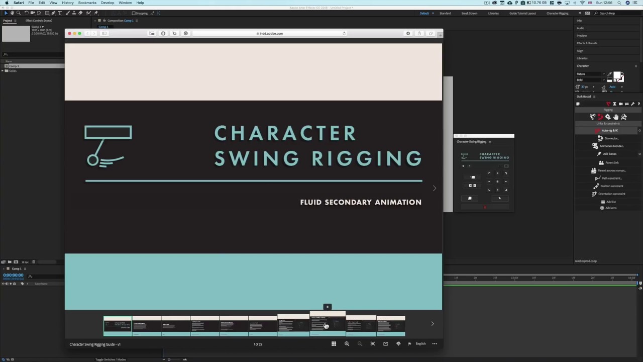 Character Swing Rigging for After Effects Tutorial