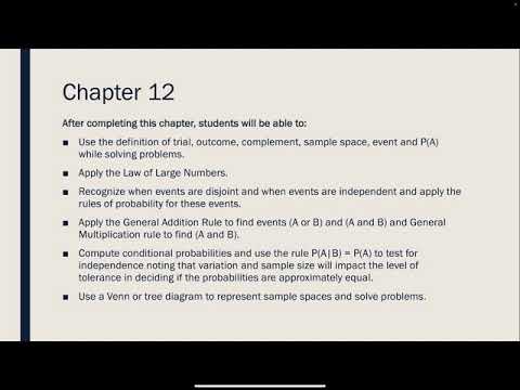 Ch.12 Definition of Probability