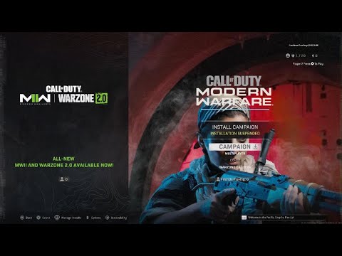 How to play call of duty modern warfare 2019 PS5