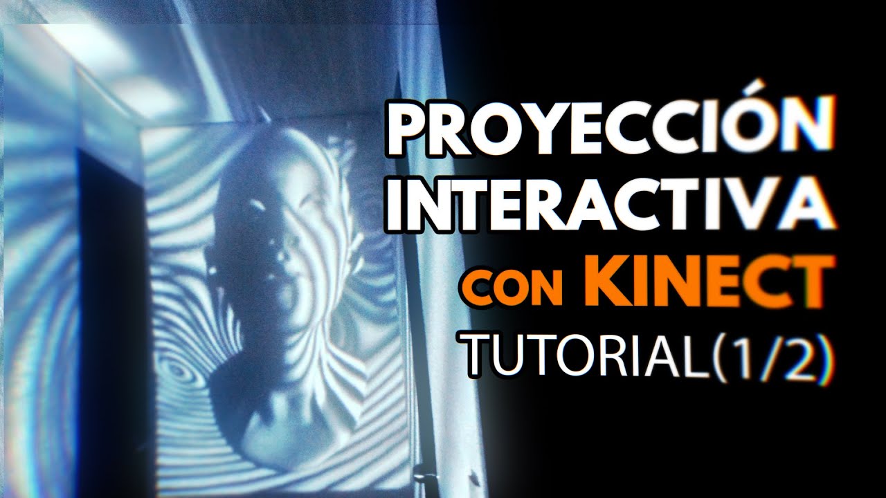 Interactive video projection tutorial , using touchdesigner and a short throw projector