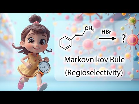 What is Markovnikov Rule? | Stereoselectivity and Shortcut | One Minute Chemistry