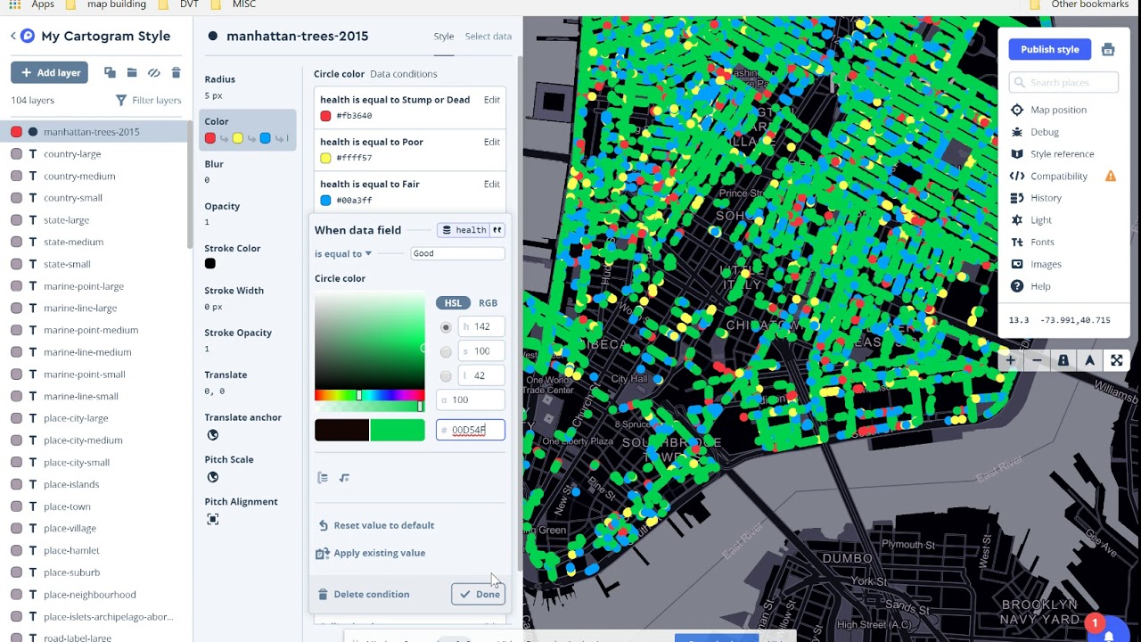 6. Add Data-Driven Styling
