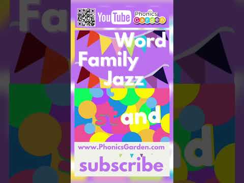 AND | Word Family Jazz | Rhyming Words | Phonics Garden