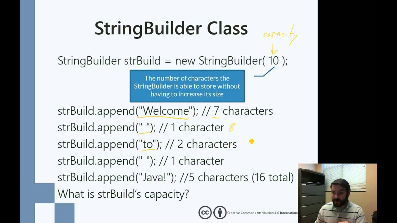 The StringBuilder Class