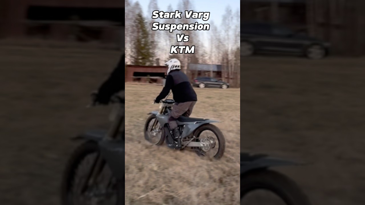 Stark Varg VS KTM Suspension? #starkvarg #stark #dirtbike #logarage #suspension