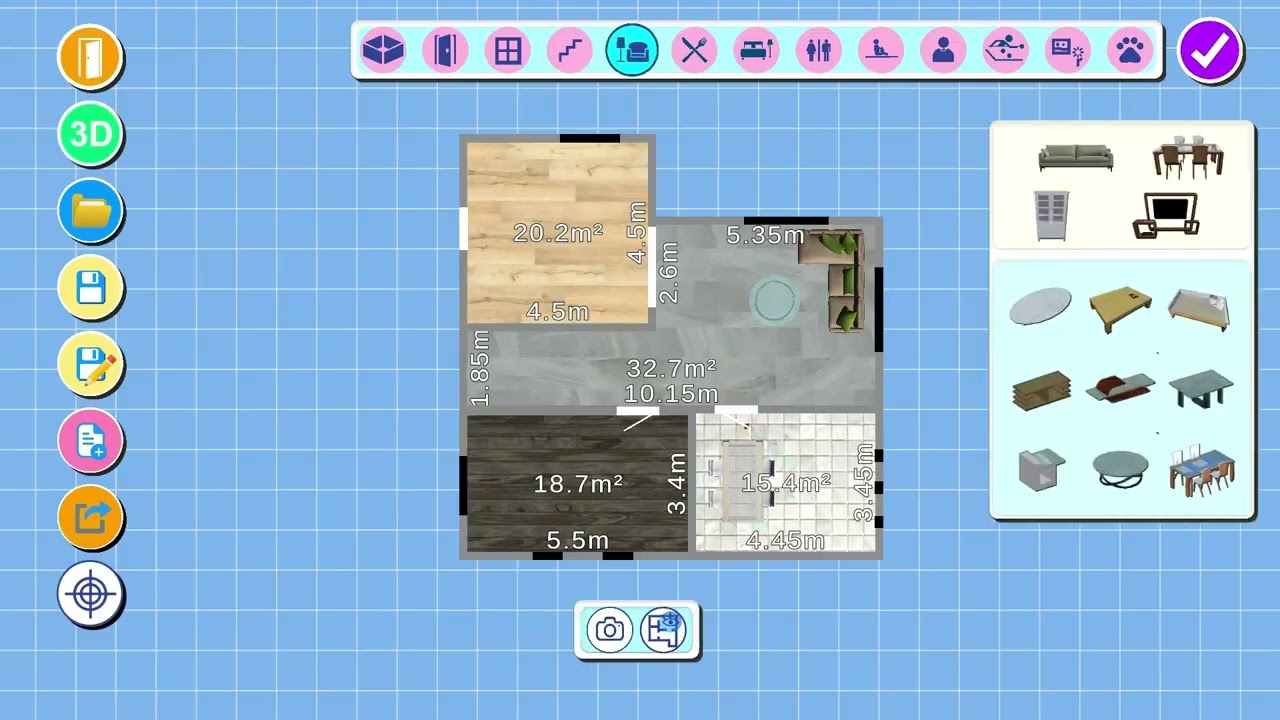Floor Plan Creator - smart3Dplanner2