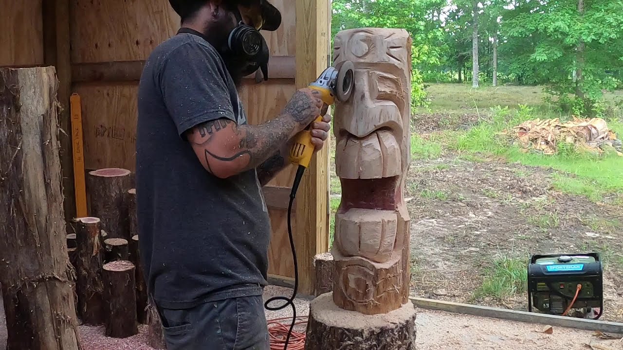 tiki carve time lapse