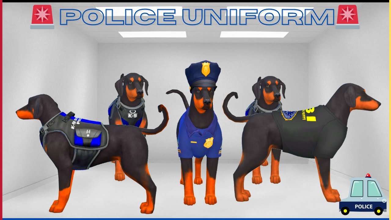 UNIFORM | POLICE DOG | CC LINKS (Part 3) || SIMS 4
