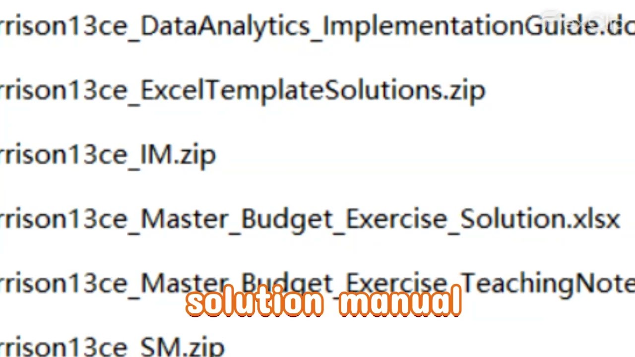 solution manual for Managerial Accounting 13th Canadian Edition By Ray Garrison