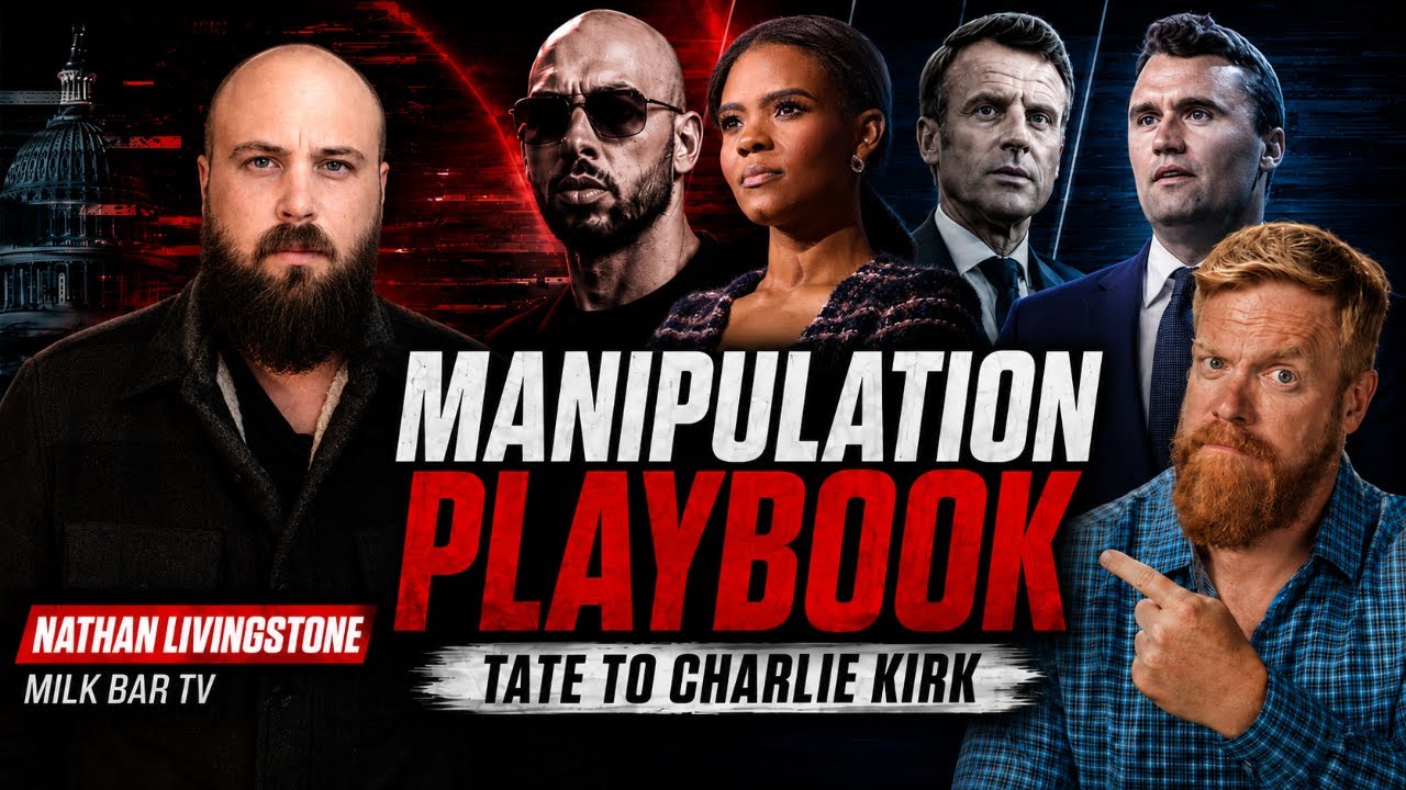 Candace Owens’ Manipulation Playbook: From Andrew Tate to Charlie Kirk With Nathan of Milk Bar TV