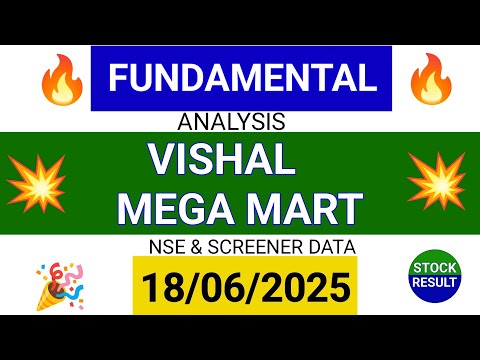 Vishal Mega Mart Share का Fundamental Analysis | NSE + Screener Data | 19 June 2025