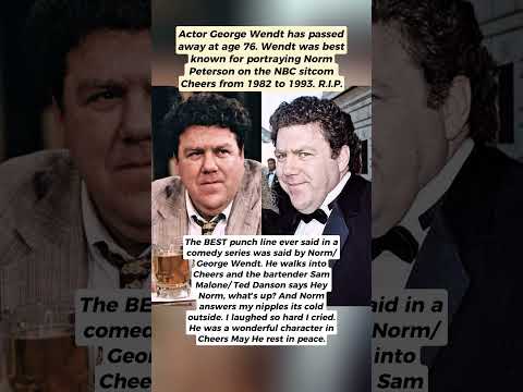 George Wendt, Beloved "Cheers" Actor, 76...