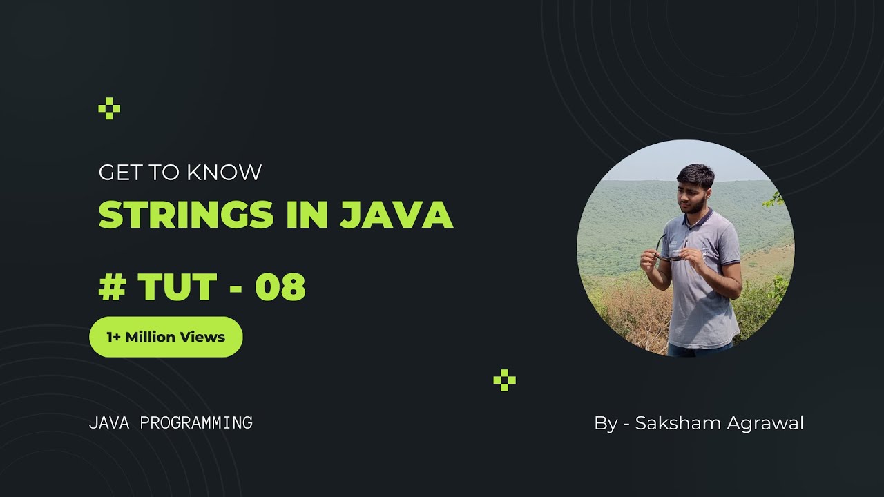 Java Tutorial : 08 - Strings in Java