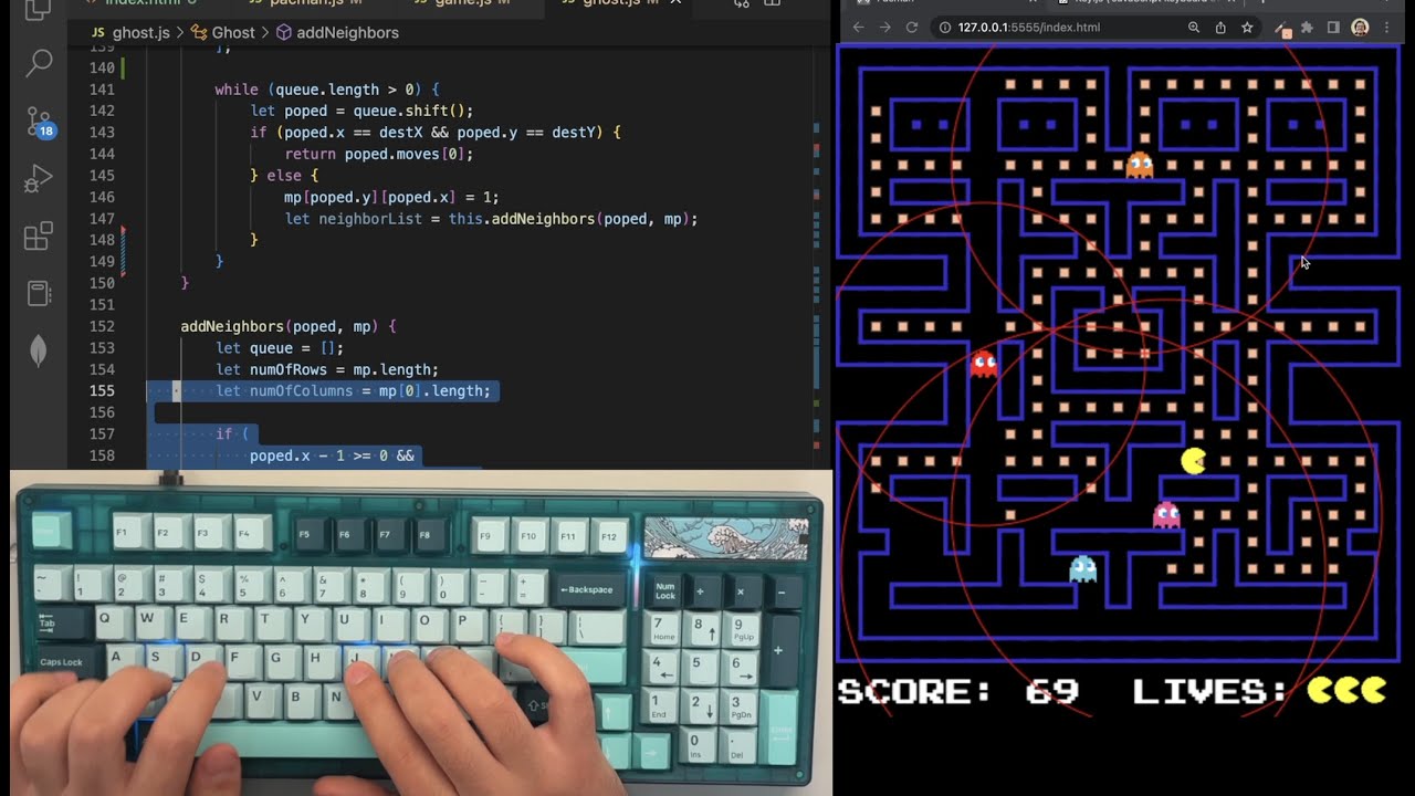 Cómo se programa un Pac-Man en 81 minutos sin decir palabra y con los sonidos del teclado ...