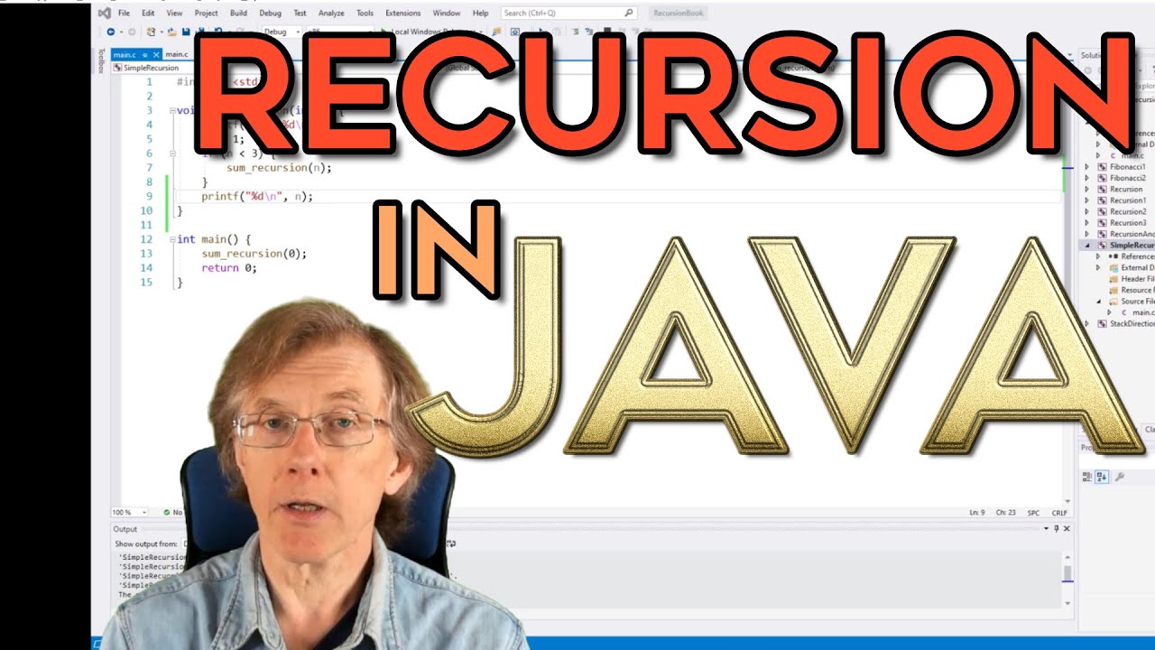 Recursion in Java programming - a quick introduction