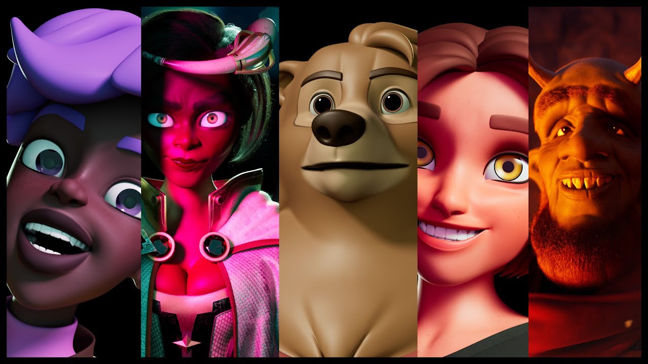Character modeling reel 2025