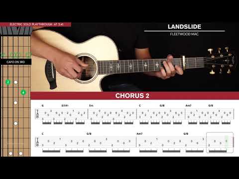 Landslide Guitar Cover Fleetwood Mac 🎸|Tabs + Chords|