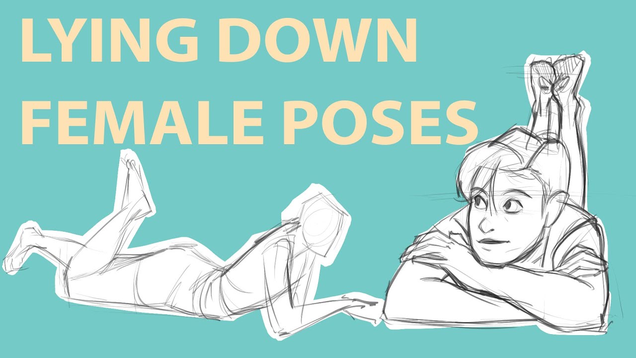 Life Drawing | Lying Down Poses (Female)
