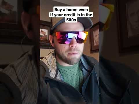 buying a home with bad credit. If below 580 score, minimum down is 10%. For 580+, you need 3.5% down