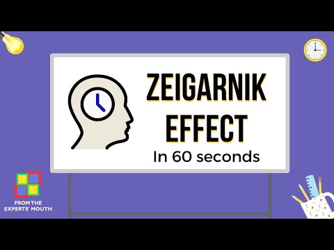 Zeigarnik Effect: Psychology Concepts in 60 seconds | Tanvee Maheshwari - From The Experts Mouth
