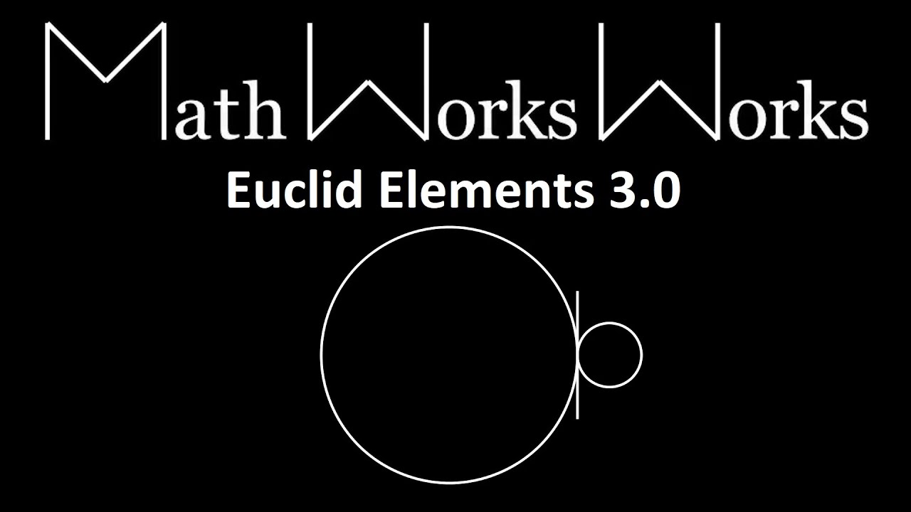 Euclid Elements -- Introduction 3.0
