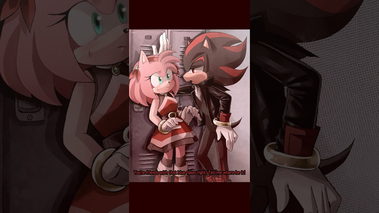 A Punk's Confrontation (Shadamy Comic Dub)   #shadowthehedgehog #amyrose #shadamy