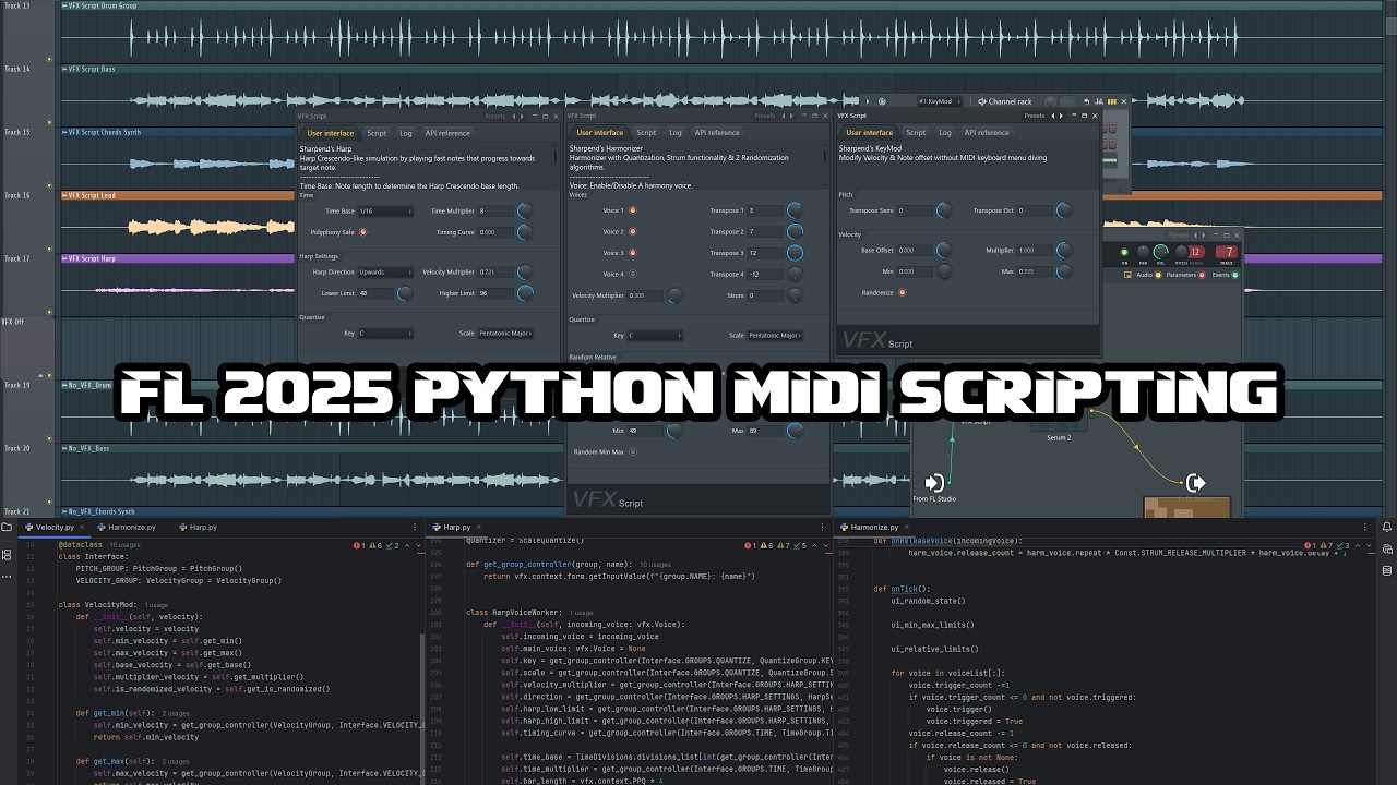 FL Studio 2025, Python & MIDI Scripting as a Sound Design Tool ⚡