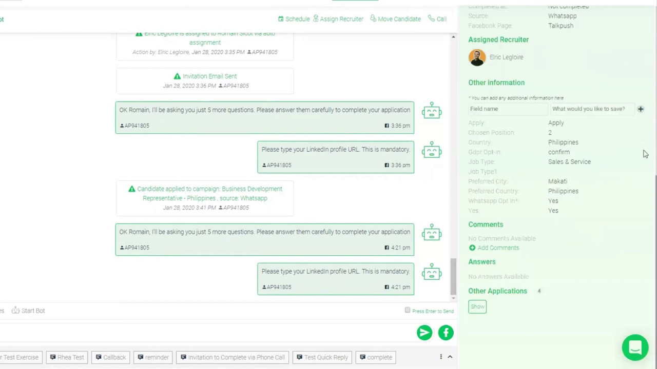 Talkpush Product Tour