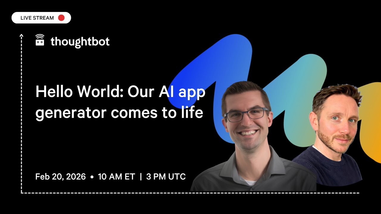 Hello World: Our AI app generator comes to life