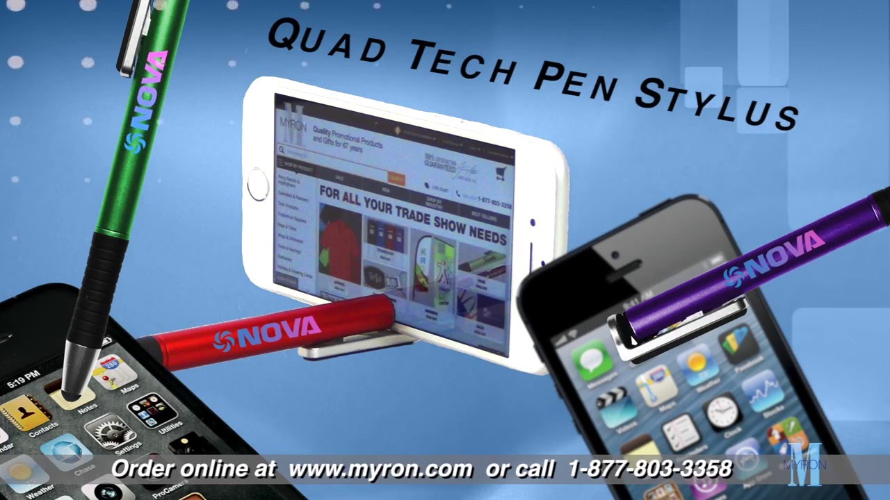 Quad Tech Pen Stylus - Digital Print Full Color