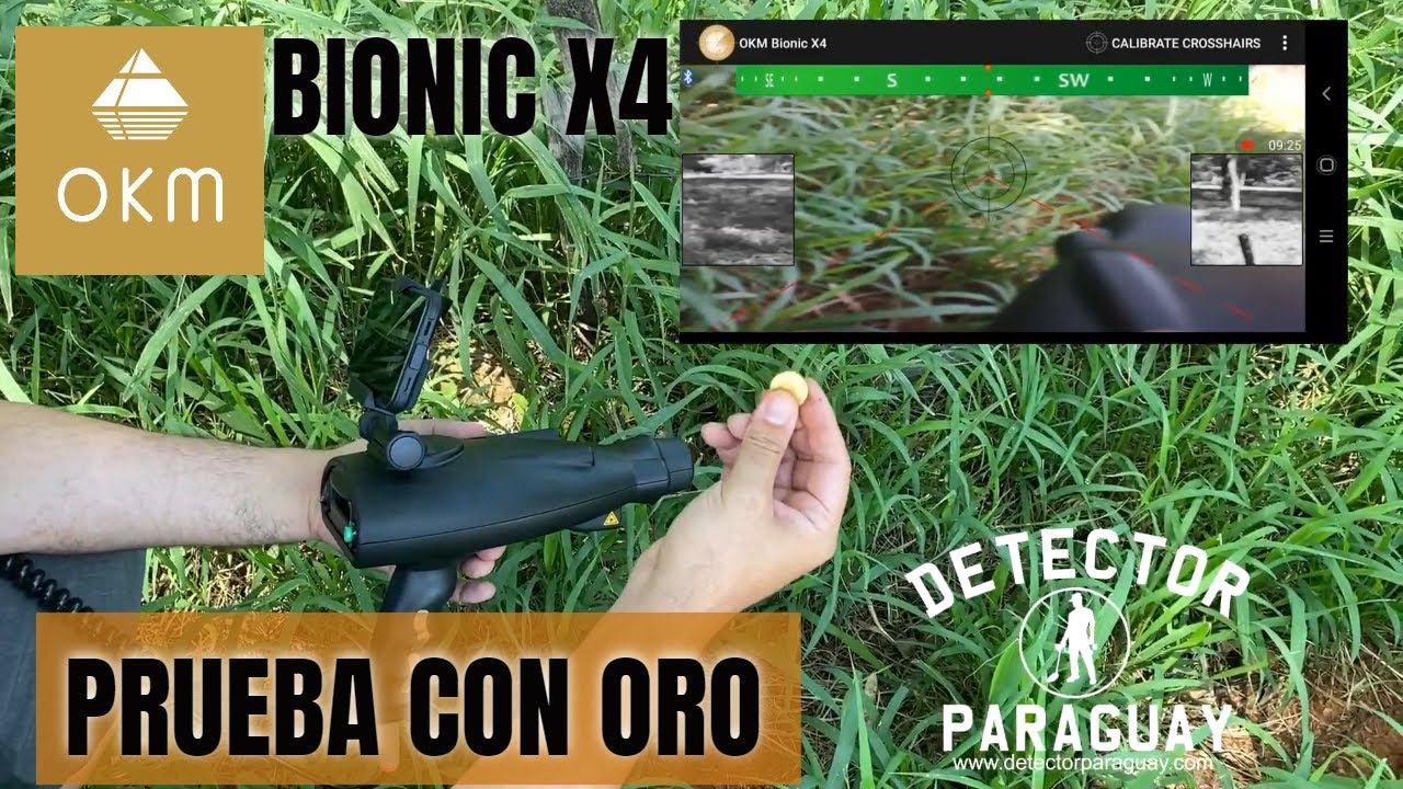 OKM Bionic X4 Detector de Oro Larga Distancia