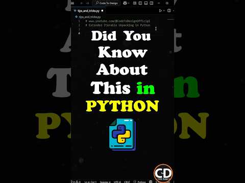 Did You Know This In Python? #python #coding #programming