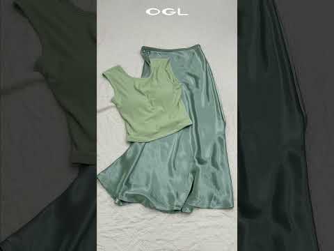 Silk-Like Acetate Bias-Cut Slip Skirt | Eco-SkinKiss® | #oglmove