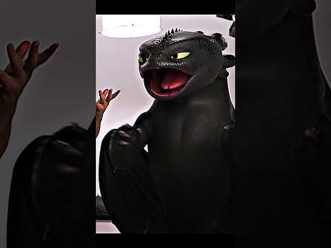 Wish he was real๐ #howtotrainyourdragon #httyd #toothless #nightfury #dragon #edit