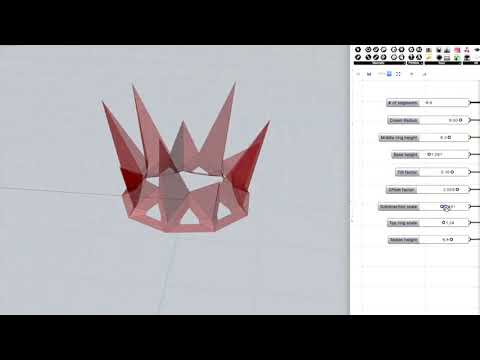Queen Ravenna's Crown - Parametric model design