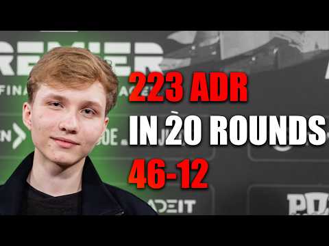 m0nesy got 223 adr in a faceit pug just to go 1-3 at the major